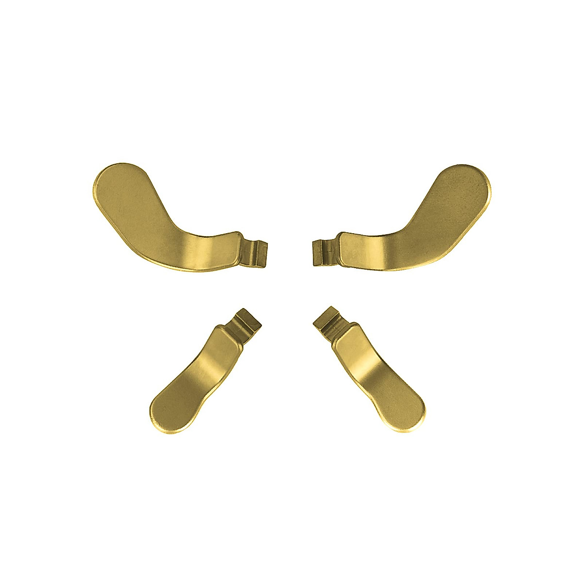 Metal Paddles Accessories for Xbox Elite Controller Series 2 Core, Thumbsticks Replacement Parts for Elite Series 2 Controller, Component Pack Includes Replacement Joysticks, D-Pad & Paddles(Gold)