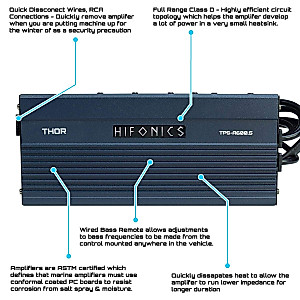 Hifonics Thor HIGH Performance Compact,BLACK