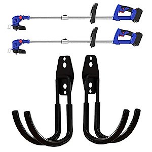 2PCS Power Tool Hanger String Trimmer Hangers, Weed Trimmer Hanger, Weedeater Rack, Weed Eater Hangers for Garage Wall, Perfect for Garage Tool Organizers and Storage, No Trimmer