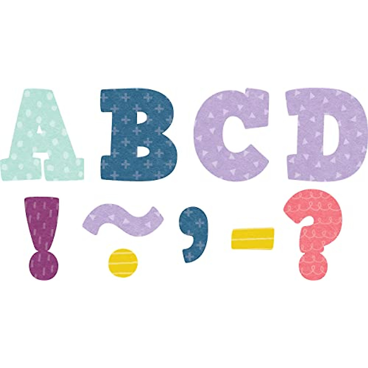 Teacher Created Resources Oh Happy Day Bold Block 3" Magnetic Letters (TCR77569)