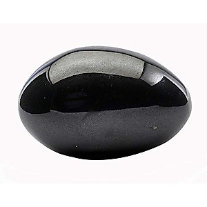 M FRANCISCO Natural Shaligram Hindu Pooja Shivlingam, Shiva, Shivling Small Beautiful Healing Stones Meditation Energy India Meditation Metaphysical Sacred Hindu Valley