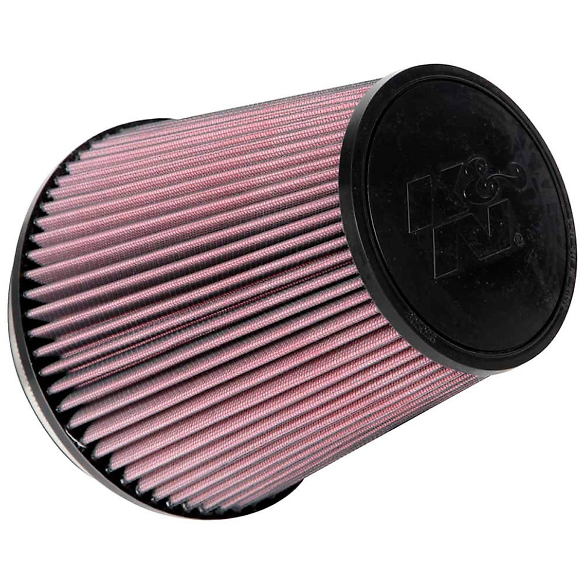 K&N Universal Clamp-On Air Intake Filter: High Performance, Premium, Washable, Replacement Air Filter: Flange Diameter: 6 In, Filter Height: 7.5 In, Flange Length: 1 In, Shape: Round Tapered, RU-1041