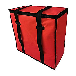 Pizza Delivery Bag, Insulated Reusable Grocery Bag | Ideal for Uber Eats, Instacart, Doordash, Grubhub, Postmates, Restaurant, Catering, Grocery Transport (1)