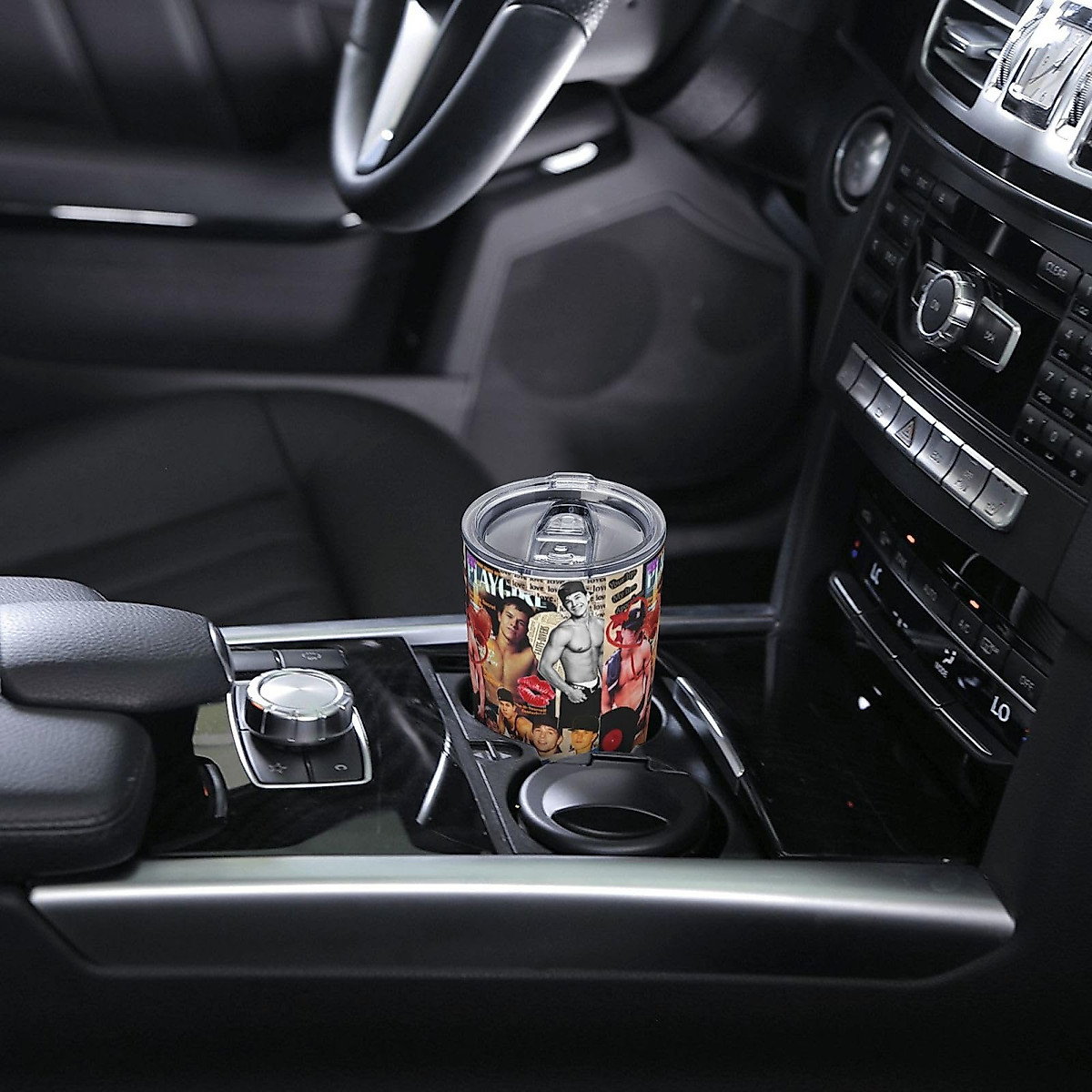 OAEWRE Mark Actors Wahlberg Stainless Steel Mug Insulated Tumbler Coffee Mugs with Lids and Straw Double Wall Vacuum Cup 20oz