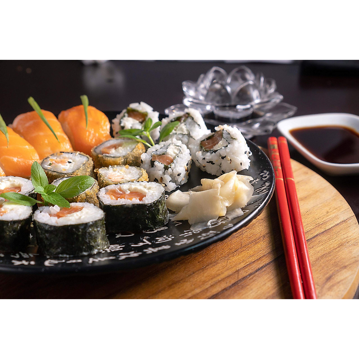 YUHO Pickled Sushi Ginger 24 Oz Japanese White Gari Sushi Ginger Fat Free, Sugar Free, Kosher, BRC, No MSG, Low cal – 2 Jars of 12 oz