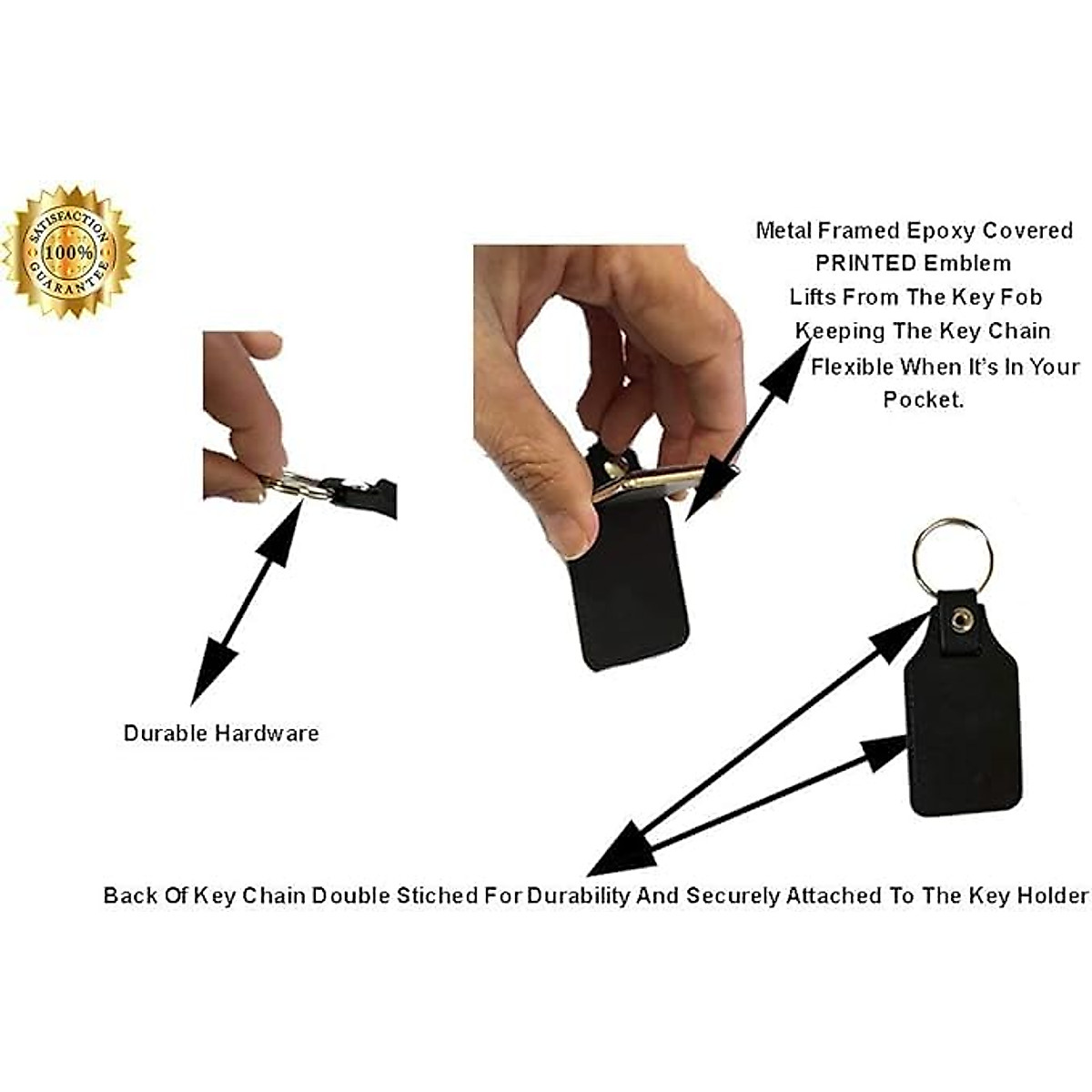 Brotherhood 1960's Compatible with Skyline Kenmeri GT Emblem Design Blue Keychain Key Holder Key Ring For Men Heavy Duty Car Keyring For Men and Women