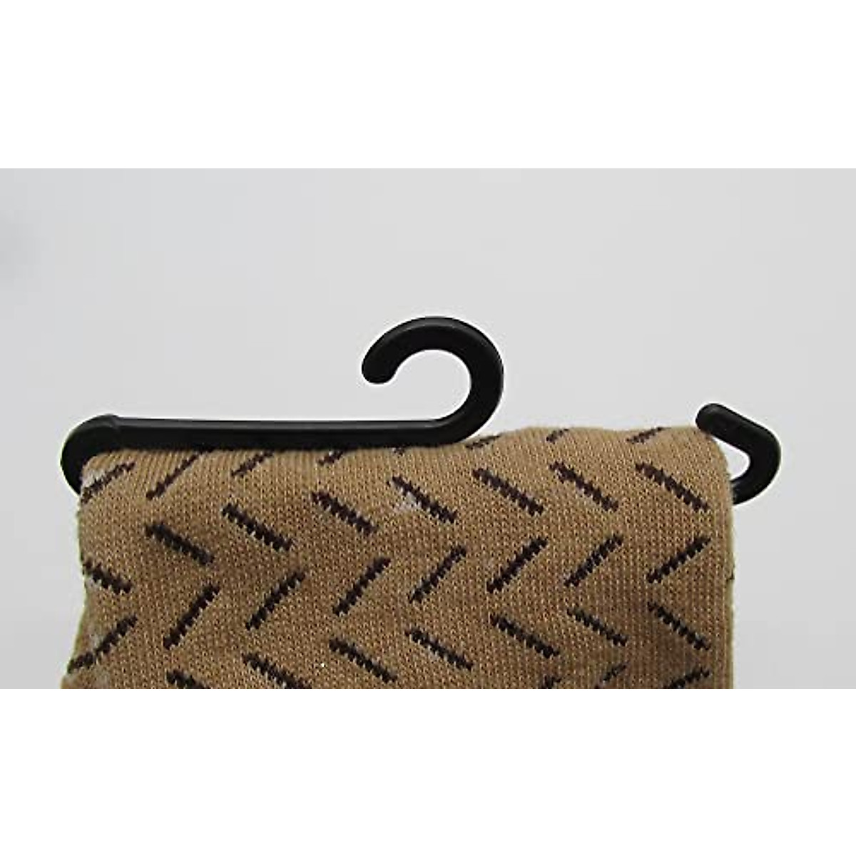 NAHANCO SH2 Sock Hanger with Curved Bar, Black (Pack of 500)