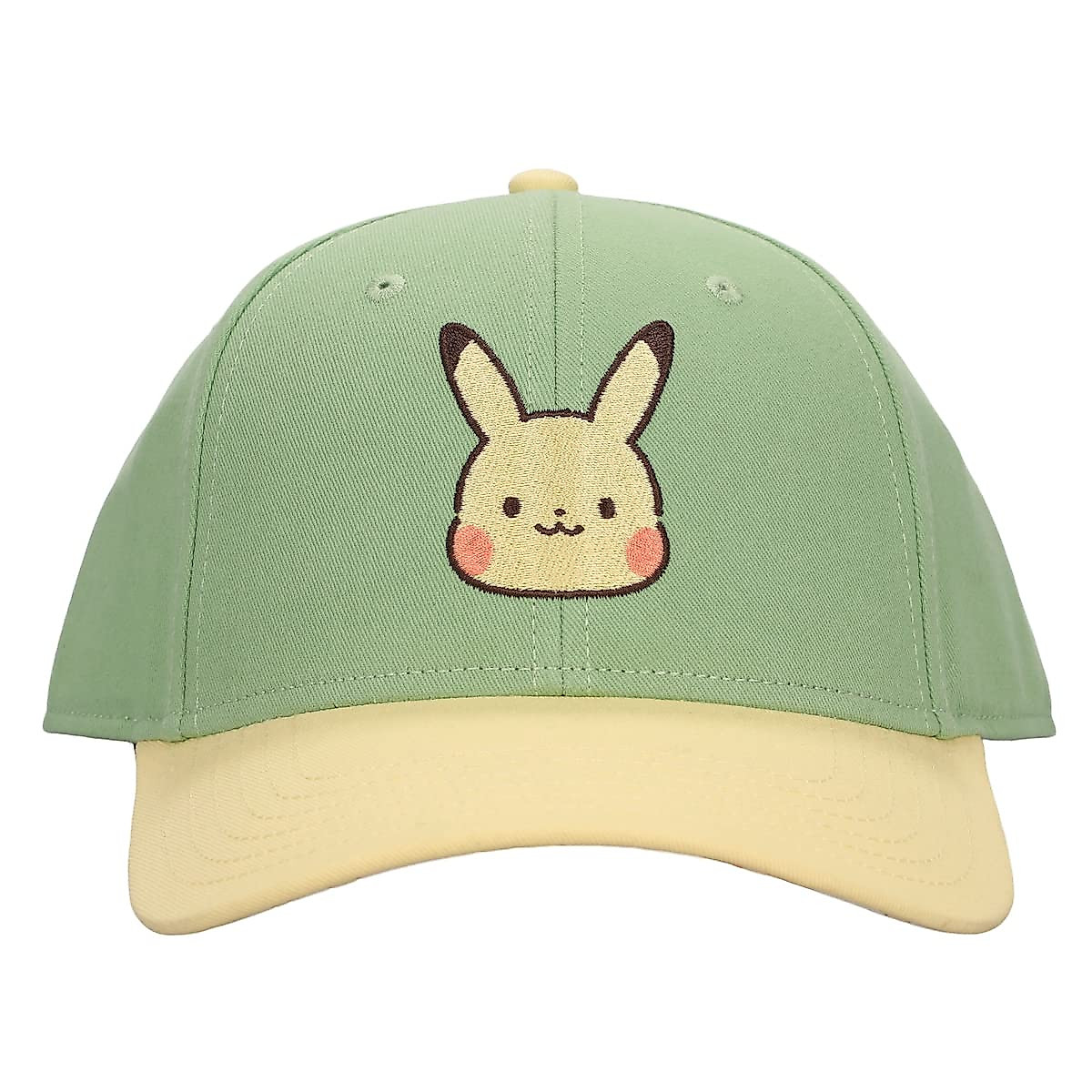 Pokemon Chibi Pikachu Women's Green Baseball Cap
