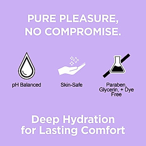 Blossom Lube Organics, Personal Lubricant for Women, pH Balanced, Non-Irritating, Water Based Personal Lubricant, Free of Harsh Ingredients, Toy Friendly, 4 Fl Oz