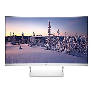 HP 27" Curved HP27SC1 LCD WLED Monitor - Silver