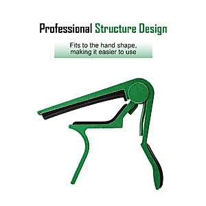 8 Pieces Guitar Capo Guitar Accessories Capo Aluminum Metal Universal Guitar Clamp Capo Electric Guitar Capo Clamp for Various Types Lightweight String Instrument