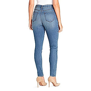 Gloria Vanderbilt Women's Comfort Curvy Skinny Jean, Salida, 14 Short