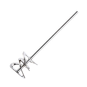 ONiLAB 18204526 316L Stainless Steel Spiral Stirrer, 50mm Stirrer Diameter, 8 mm Shaft Diameter, 250 mm Shaft Length