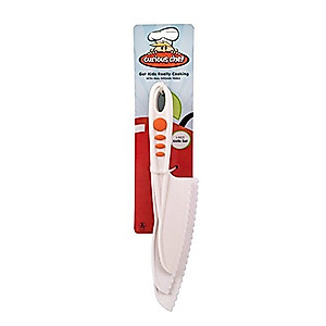 Curious Chef 3 Piece Nylon Knife Set-Orange