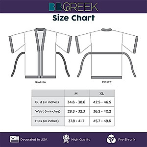 Bad Bananas BBGreek Zeta Phi Beta Sorority Paraphernalia - Kimono Robe - Mandala Clothing Apparel Gifts for Women - Official Vendor - S/M