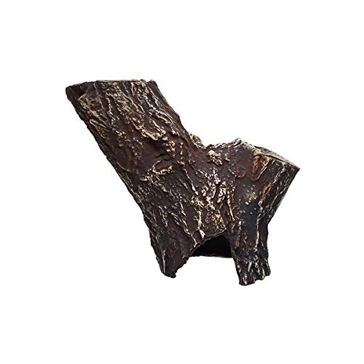 Plecoceramics Large Aquarium Cave Hiding Place for Fish Ceramic Decoration Hideout Tree Trunk Log for plecos and Cichlids