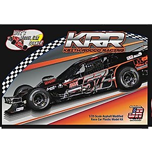 Wes's Model Car Corner by JR Salvinos Models WMCC10057 1/25 Scale KRR Asphalt Modified Race Car Plastic Model Kit - Assembly Required