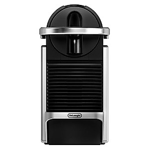De'Longhi Nespresso Pixie EN127.S, Fully Automatic Coffee Machine, One-Button Coffee Machine with Multi-Function, Welcome Set Included, Compact Design, 19 Bar Pressure, 1260W, Silver