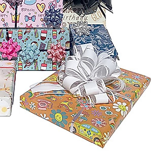 12 PCS 6" Large Gift Ribbon Pull Bows, Gift Wrapping Bows for Baskets, Presents, Wedding, Christmas, Party Decorations,White