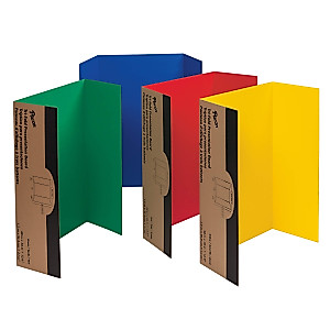 Pacon Corrugated Presentation Board, 48-Inchx36-Inch, Assorted 4 Colors (37654)