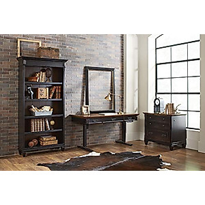 Martin Furniture Hartford Open Wood Bookcase, Storage Cabinet, Office Shelves, Brown (IMHF4078)