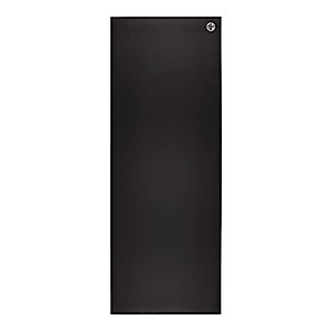 Manduka GRP Adapt Hot Yoga Mat - For Women and Men, Durable, Non Slip Grip, Sweat Resistant, 5mm Thick, Black, 71" X 24"