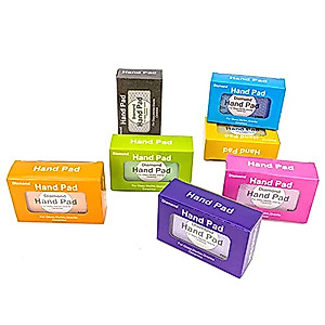 SDRTOP 7Pack Diamond Hand Sanding Pads Polishing Blocks for Granite Ceramics Marble Grit60-3000 Electroplated and Resin