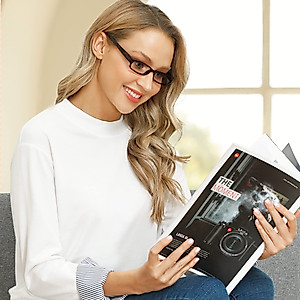 EYEGUARD Readers 4 Pack of Thin and Elegant Womens Reading Glasses with Beautiful Patterns for Ladies 1.75