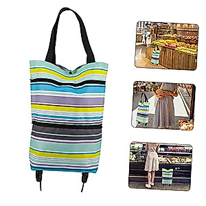 ULTECHNOVO Suitcase Oxford Cloth Shopping Telescopic