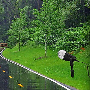 LEDGOO Rotating LED Projector Light, Waterproof Magical Spotlight for Indoor Outdoor Christmas Festival Decorations for Home, Garden, Landscape (White&RGB-Flame) …