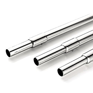 Addlike Clothes Hanger,2-Pack,Closet Pull Out Valet Rod 14" Pull-Out Closet Valet Rod Nickel Plated with Mounting Screws