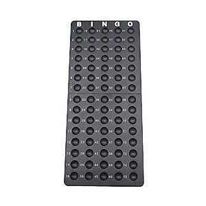 Yuanhe Bingo Board Ball Holder - for 3/5" Bingo Balls, Bingo Master Board Balls Tray Rack for Bingo Game, Great for Parties, Family Game Nights
