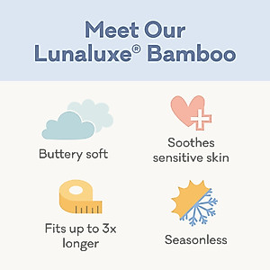 Little Sleepies Baby Pajama Unisex, Bamboo Viscose Zippy PJs, Sunshine, 3-6M