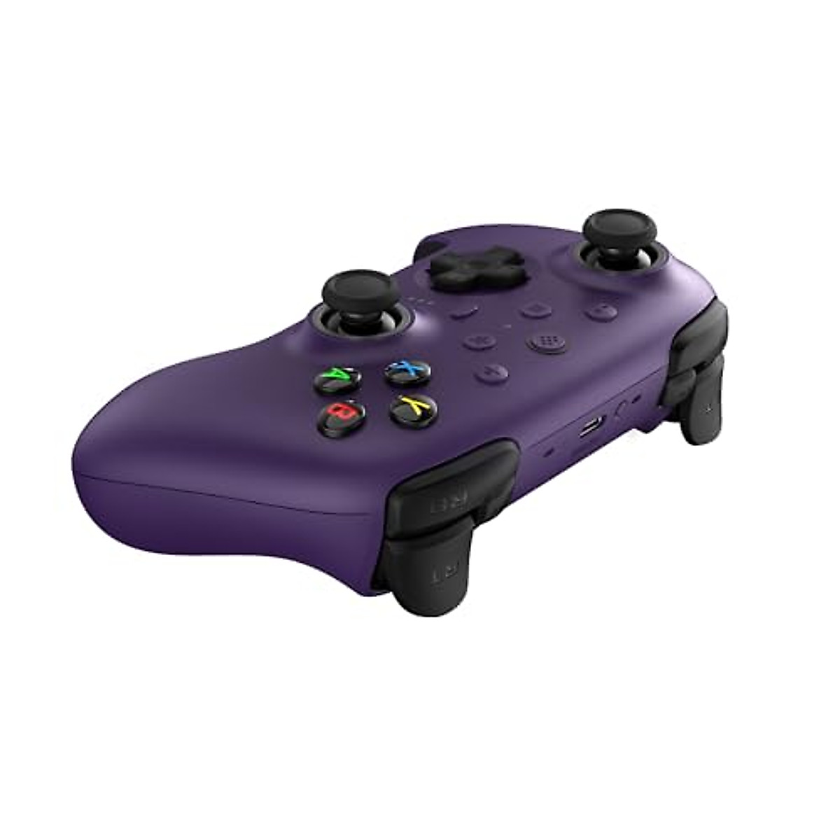 8BitDo Ultimate 2 Wireless Controller for Windows & Android, Gaming Controller with TMR Joysticks, Switchable Hall Effect/Tactile Triggers, RGB Fire Ring, 8Speed Wireless Tech, Purple