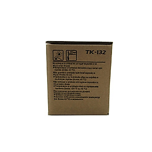 Kyocera TK-132 1T02HS0US0 FS-1300D FS-1350DN FS-1028MFP FS-1128MFP Laser Toner Cartridge (Black) in Retail Packaging