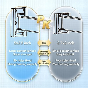 HEILAIYI Clothes Drying Rack,Laundry Drying Rack,Wall Mounted Clothes Rack,Laundry Rack Wall Mount,Folding Retractable Collapsible Drying Rack Clothing (Three-Poles,Loop Shape Hooks)