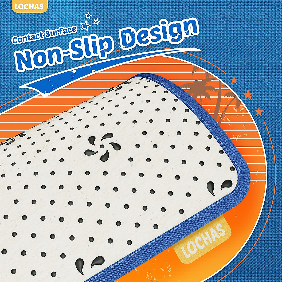 LOCHAS Ultra Soft Indoor Modern Area Rugs Fluffy Living Room Carpets for Children Bedroom Home Decor Nursery Rug 4x5.3 Feet, Light Navy