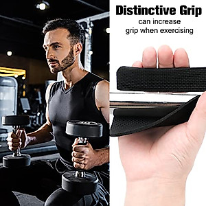 Zhanmai 10 Set Gym Grip Pads for Weight Lifting Workout Pads Pull up Neoprene Comfort Weightlifting Hand Grips Light Gym Grips Gymnastics Hand Grips for Men Women No Sweaty Hands