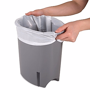 Sterilite 2.6 Gal./9.8 L Ultra StepOn Wastebaskets, 2.6 Gallon, Black