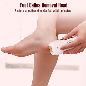 Epilator for Women - 3 in 1 Epilators Hair Removal for Women with Lady Shaver and Callus Remover, Electric Tweezers Face Hair Remover for Legs, Bikini, Arms