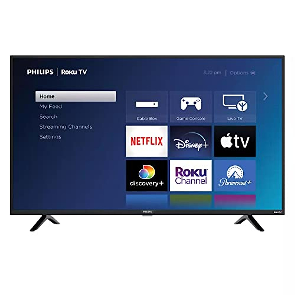 PHILIPS 40-Inch 1080p FHD LED Roku Smart TV with Voice Control App, Airplay, Screen Casting, & 300+ Free Streaming Channels