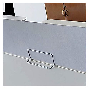 MZM Screen Mobile Base, Desk Isolation Board Bracket, Student Exam Partition, Punch-Free Movable Support Frame ZTT (Color : Silver)