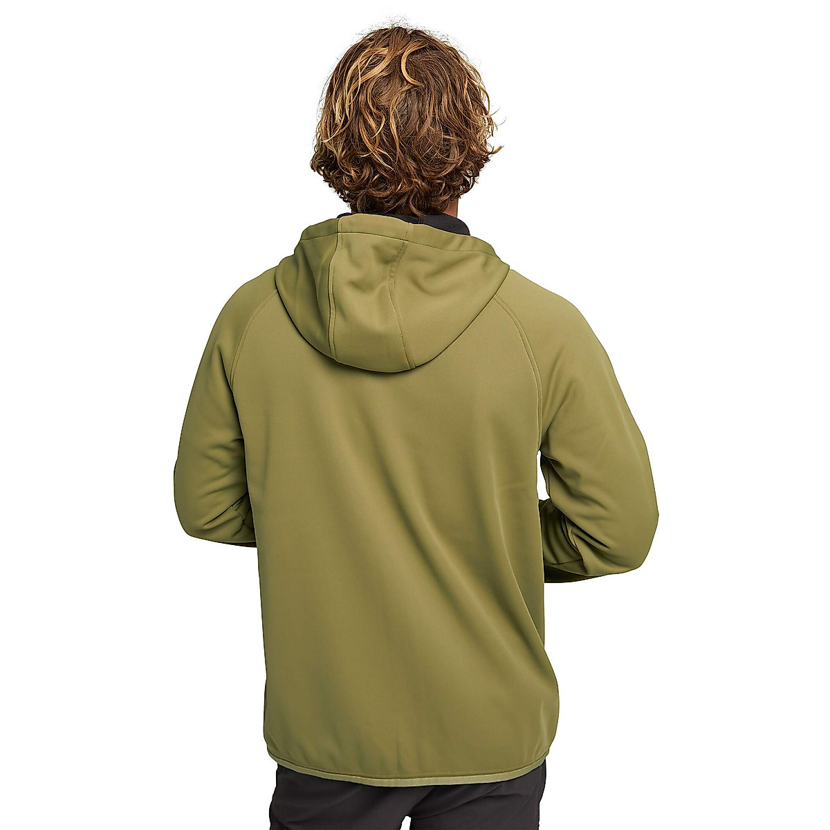 Burton Mens Crown Weatherproof Full-Zip Fleece, Martini Olive, Medium