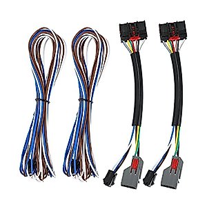 X AUTOHAUX 2 Set Tow Mirrors Wiring Harness Connector 8 Pin to 22 Pin for Ford F150 2015-2019 Trucks Tow Mirror Adapter Mirror Conversion Harness for Turn Signals Puddle Clearance Light