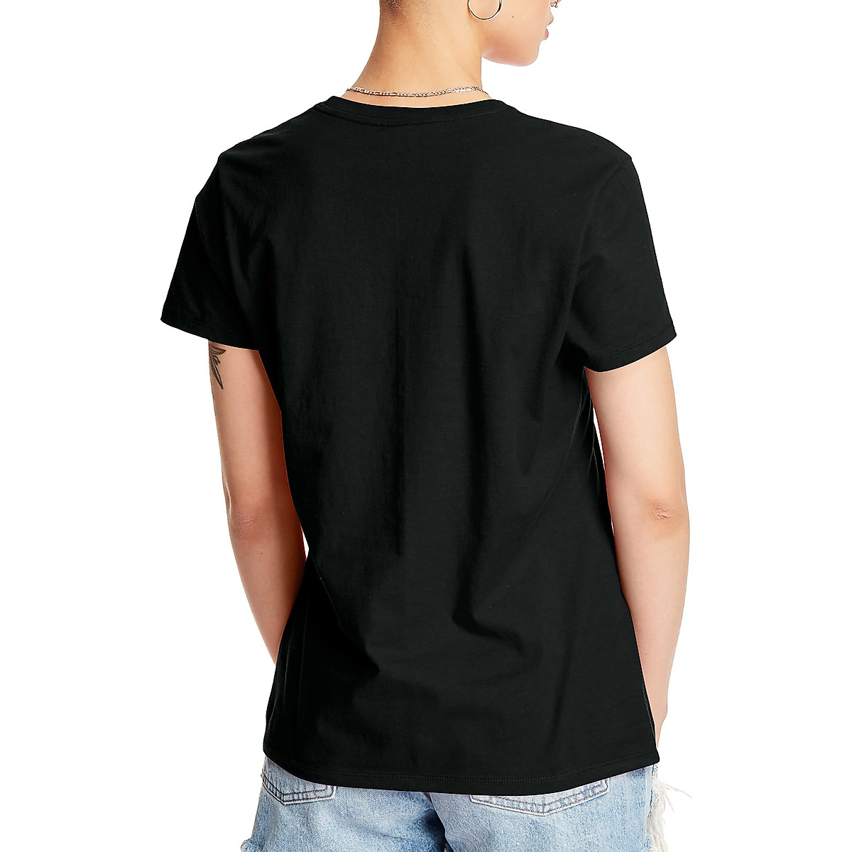 Hanes womens Perfect-t Short Sleeve T-shirt fashion t shirts, Black, XX-Large US