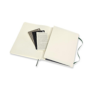 Moleskine PRO Notebook, Soft Cover, XL (7.5" x 9.5") Professional Project Planning, Forest Green, 192 Pages