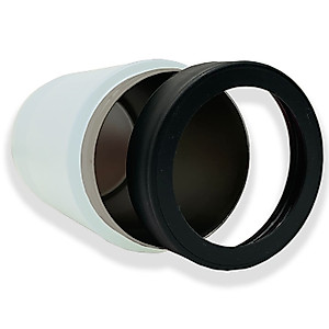 LaserGram Double Wall Insulated Beverage Can Holder, Kayak Man, Personalized Engraving Included (Standard Can, White)