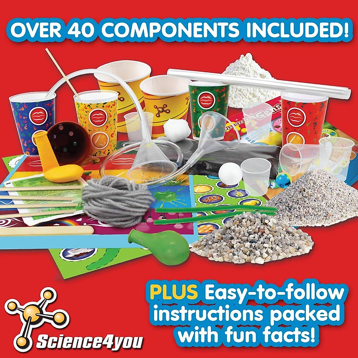 PlayMonster Science4you - 5 Senses - 19 Engaging Experiments for Children to Explore Their World - Fun, Education Activity for Kids Ages 4+
