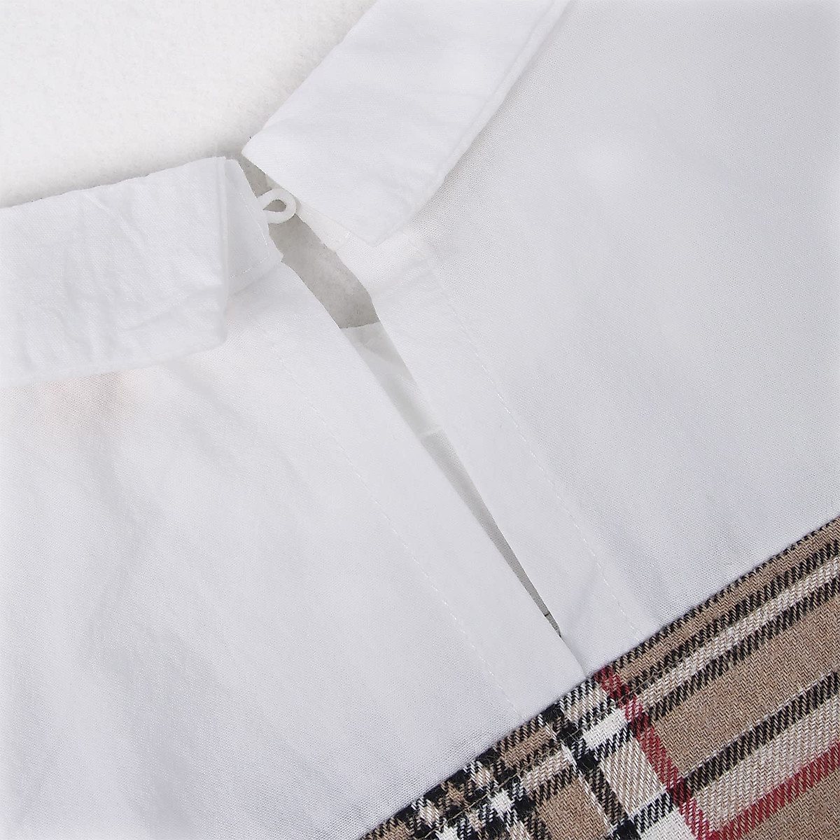 CM C&M WODRO Toddler Baby Girl Plaid Dress Long Sleeve Belted Button Down Shirts Kid Fall Corduroy Tunic Dress Casual Clothes(Plaid,2-3 Years)