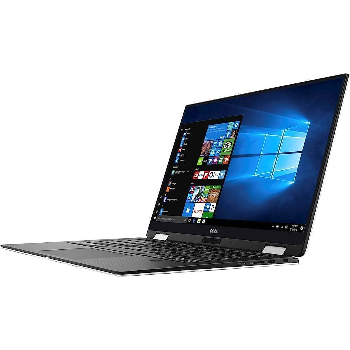 Dell XPS 9365 2-in-1 13.3-inch QHD Touchscreen Laptop PC - Intel Core i7-7Y75 1.3GHz, 16GB, 256GB SSD, Bluetooth, Webcam, Windows 10 Pro - Silver (Renewed)